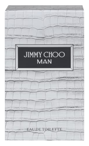 JIMMY CHOO Man Eau de Toilette - Long Lasting Fragrance with notes of Lavender, Pineapple Leaf & Patchouli - Sweet & Musky - 3.3 fl. oz.