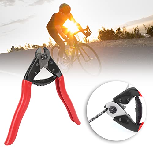 Aoutecen Brake Wire Cut Plier, Sturdy Steel Rebound Spring Brake Cable Cutter Effort Saving for Road Bike