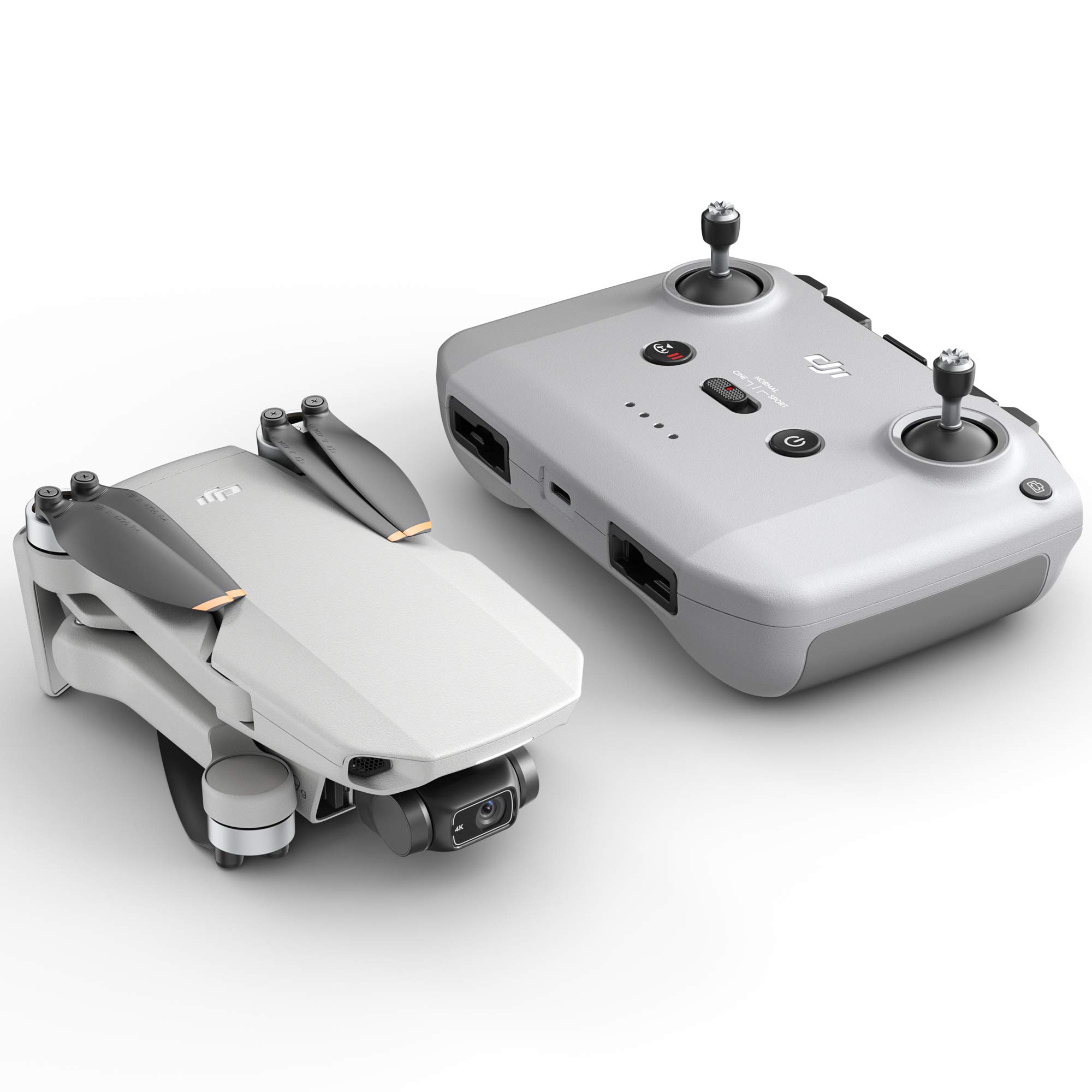 DJI Mini 2 Fly More Combo Foldable Drone Quadcopter with 4K Video Camera, 3-Axis Gimbal, 31 Min Flight Time, OcuSync 2.0 Bundle w/ 1 YR CPS Protection Pack+ FPV Pilot Headset + Backpack & Accessories