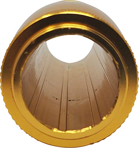 American Tackle Aluminum Reel Seat for Fishing Rod Building (Gold, 24MM)