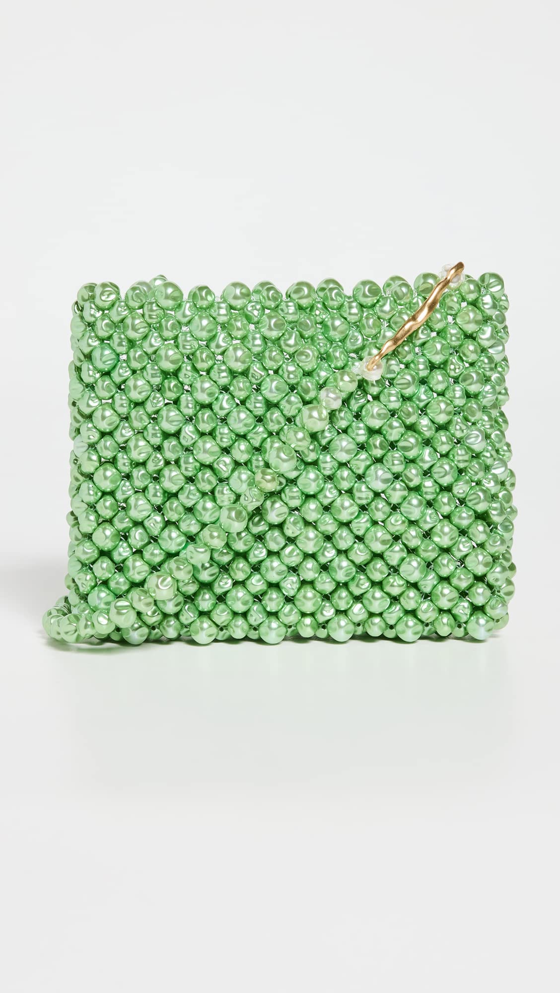 Aje Women's Lucienne Full Pearl Crossbody, Fern Green, One Size