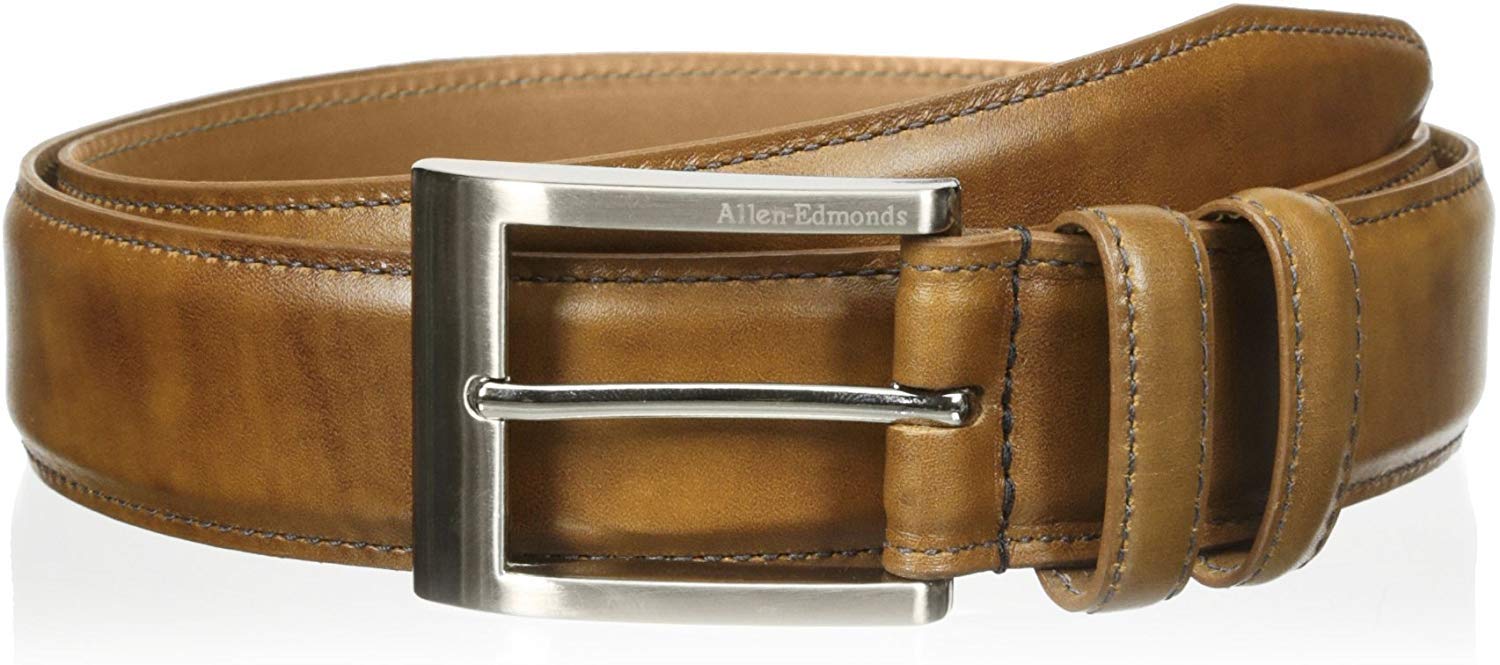 Allen Edmonds Men's Wide Basic Belt, Walnut, 36
