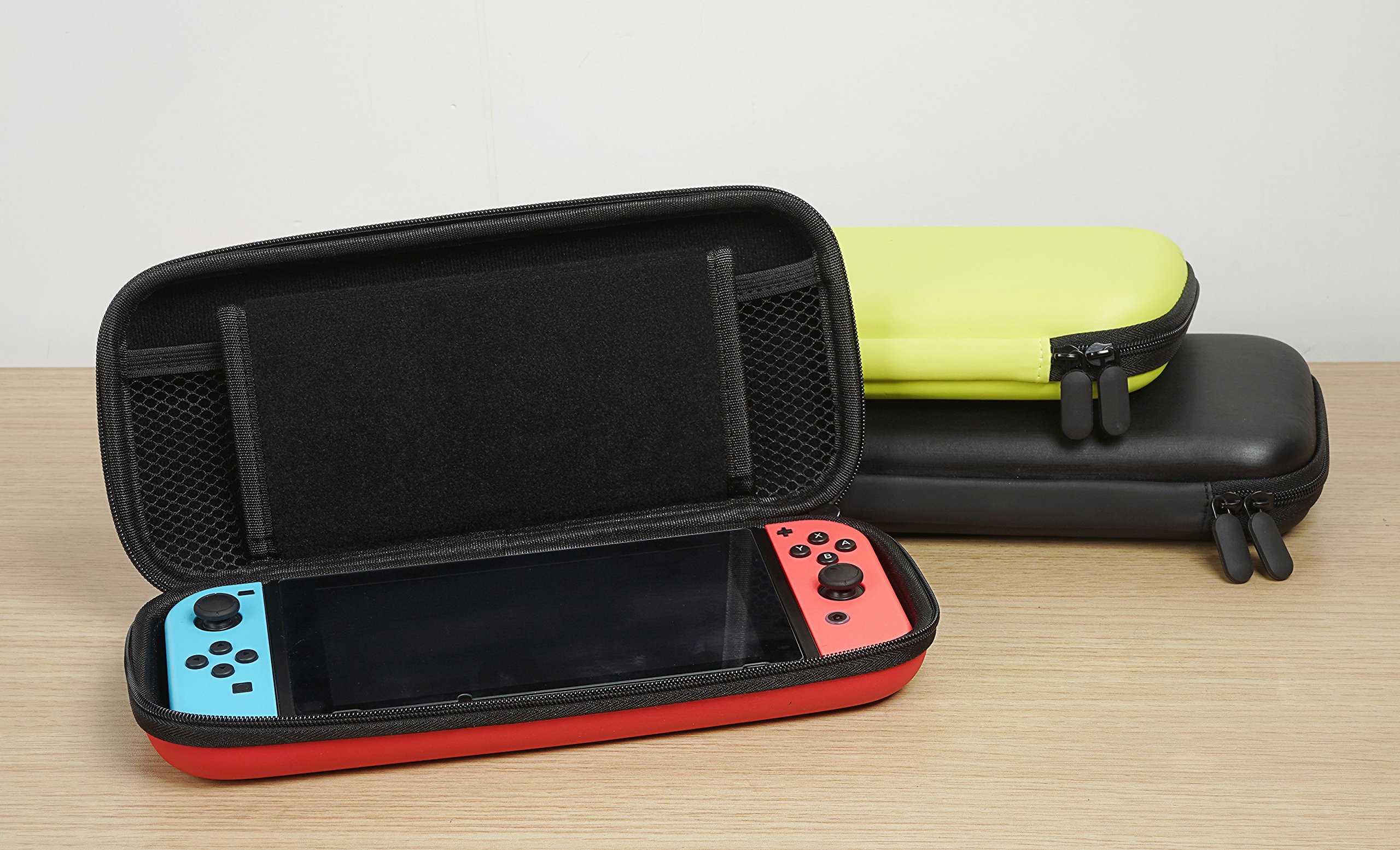 Amazon Basics Carrying Case for Nintendo Switch and Accessories - 10 x 2 x 5 Inches, Red