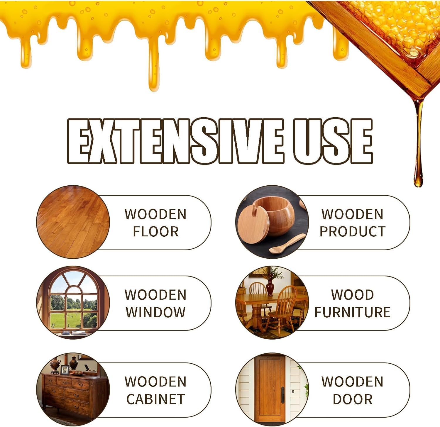 LINGXIN 2PACK Beeswax Spray Furniture Polish, Natural Micro-Molecularized Beeswax Spray, Ouhoe Beeswax Spray, The Original Beeswax Spray