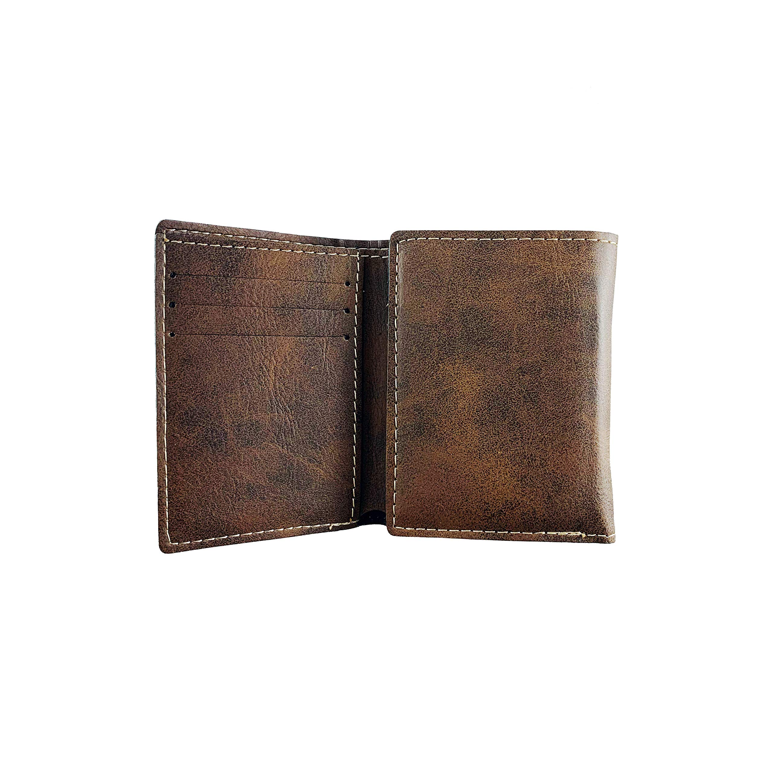Delaney Irish Coat of Arms Rustic Leather Wallet