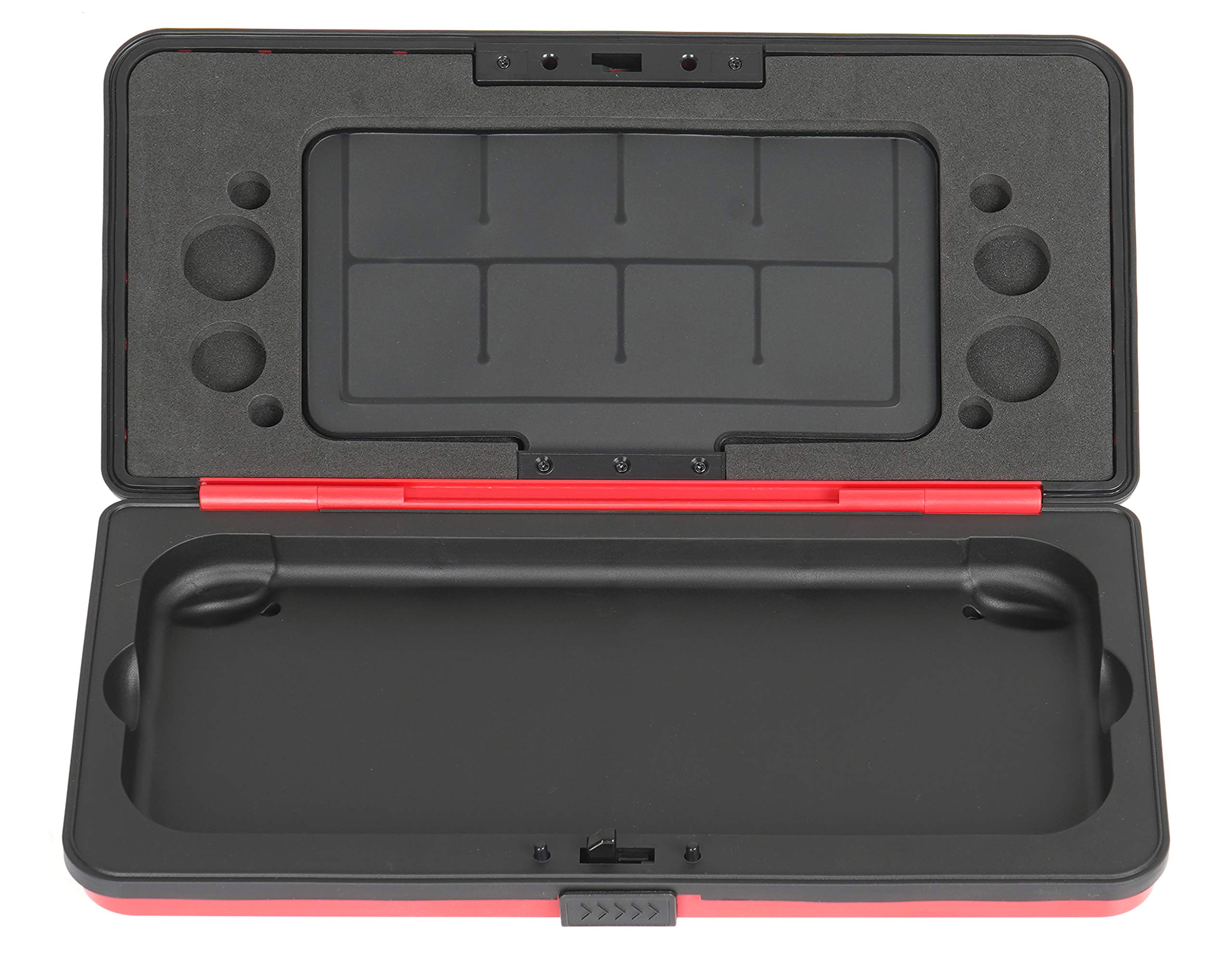 Amazon Basics Vault Case for Nintendo Switch, 10.5 x 5.4 x 1.8 inches, Red (Not compatible with Nintendo Switch OLED model)