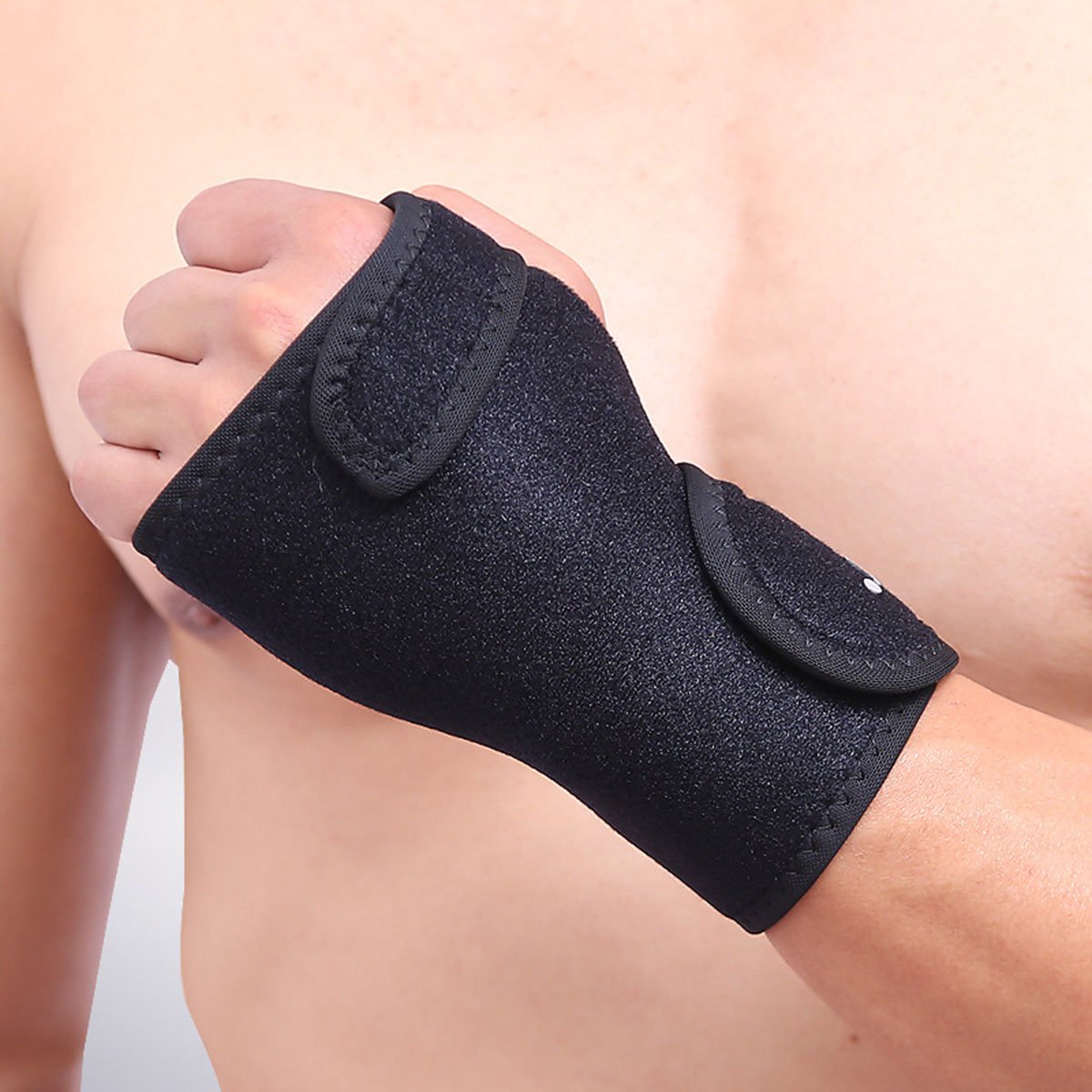 Aimeio Adjustable Wrist Support Brace Plam Brace Hand Wrap Removable Steel Splints for Carpal Tunnel,Tendonitis,Wrist Pain,Sports Injuries