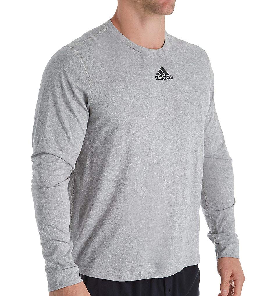 adidas Creator Long Sleeve Tee Shirt EK0130_Grey/Black MD