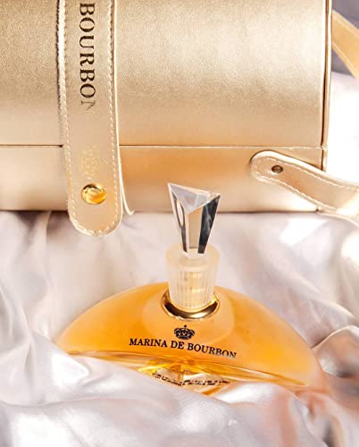 Princesse Marina de Bourbon Classique Fragrance for Women - Floral Fruity Scent - Opens with Cassis, Watermelon and Lemon Notes - Blended with Passionfruit, Ylang-Ylang and Jasmine - 1 oz