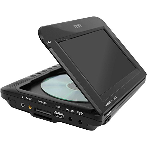 Akai AKPDVD702D 7-inch - Dual Screen Portable DVD Player (Black)