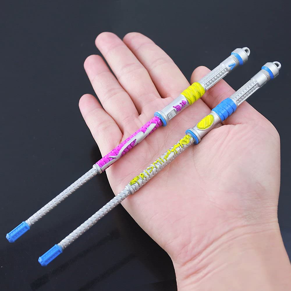 APEX Legends Games 1/6 Metal Lifeline Curve Stick Weapons Model Action Figure Arts Toys Collection Keychain Gift