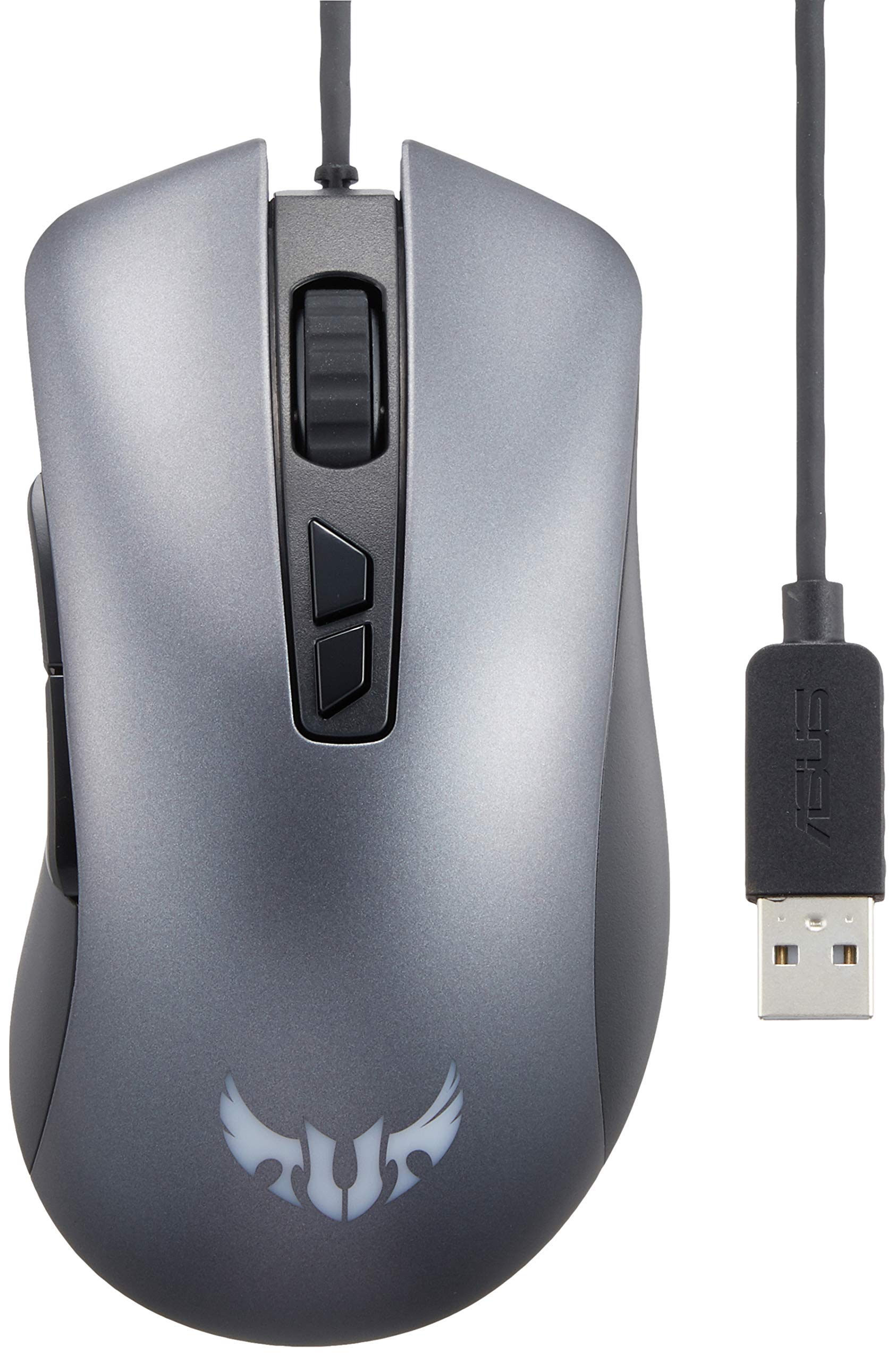 ASUS Optical RGB Gaming Mouse - TUF M3 | Ergonomic, Lightweight Right-Handed Wired Gaming Mouse for PC | 7000 DPI Gaming-Grade Optical Sensor | Omron Switches | 7 Buttons | Aura Sync RGB Lighting