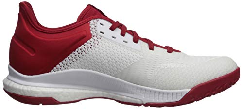 adidas Women's Crazyflight X 3 Volleyball Shoe, Power Red/White, 12 M US