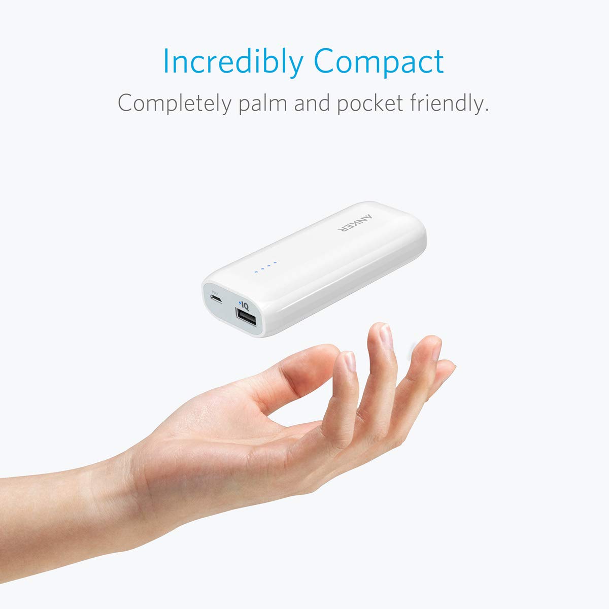 Anker [Upgraded to 6700mAh] Astro E1 Candy-Bar Sized Ultra Compact Portable Charger, External Battery Power Bank, with High-Speed Charging PowerIQ Technology