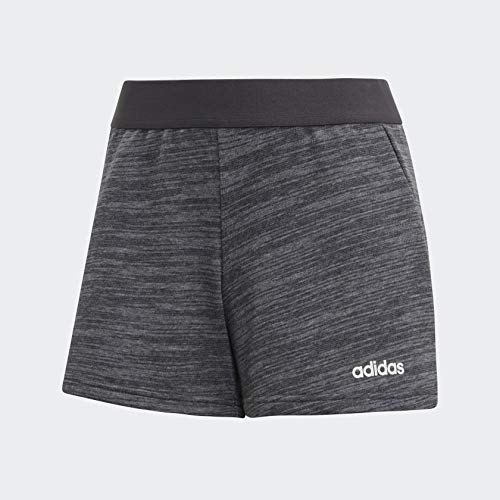 adidas Women's Xpressive Training Shorts, Dark Grey Heather/White, X-Large
