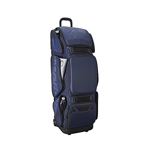 DeMarini Special Ops Front Line Wheeled Bag, Navy, L: 38" W: 13.5" H: 11"