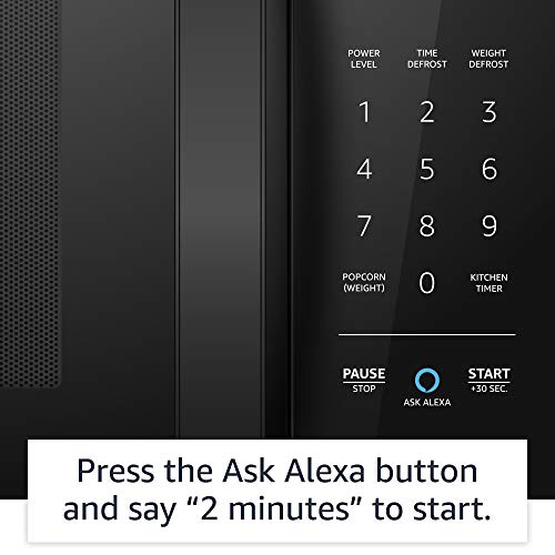 Amazon Basics Microwave, Small, 0.7 Cu. Ft, 700W, Works with Alexa