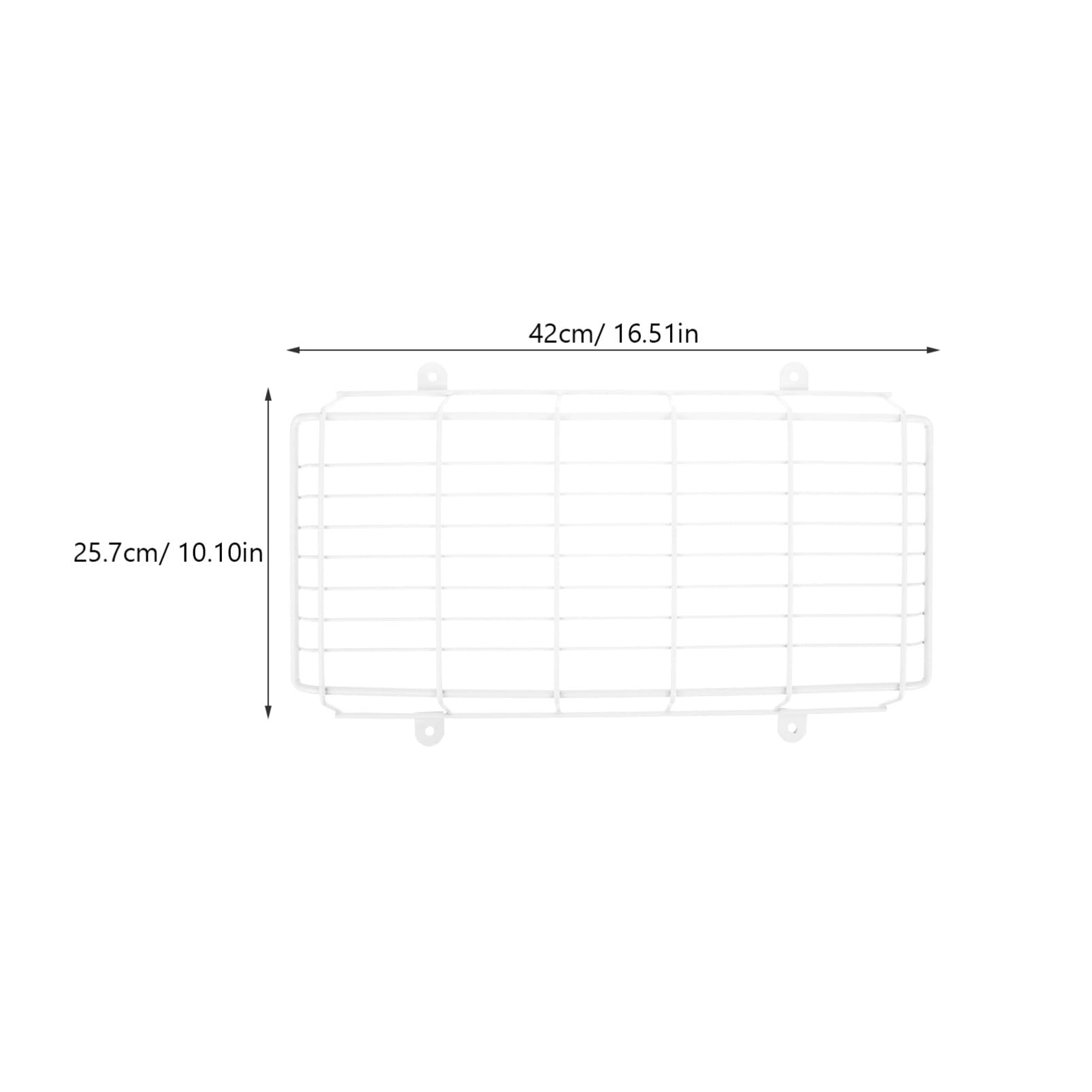 Gadpiparty Wire Guard for Exit Sign Emergency Light Metal Wire Guard Damage Stopper Exit Sign Damage Cage Wall Mounted Emergency Signal Protective Covers