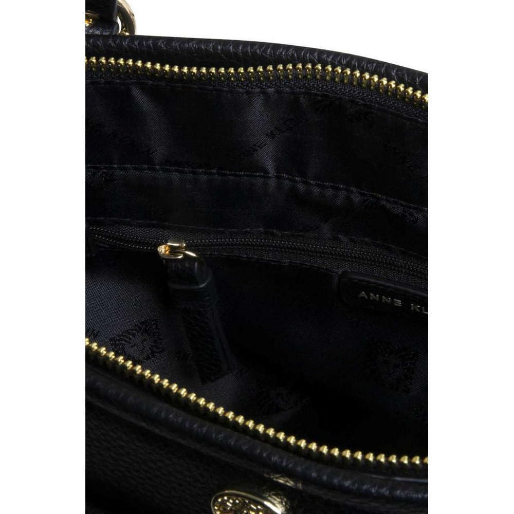 Anne Klein Womens Anne Klein pocket tote, Black, One Size US