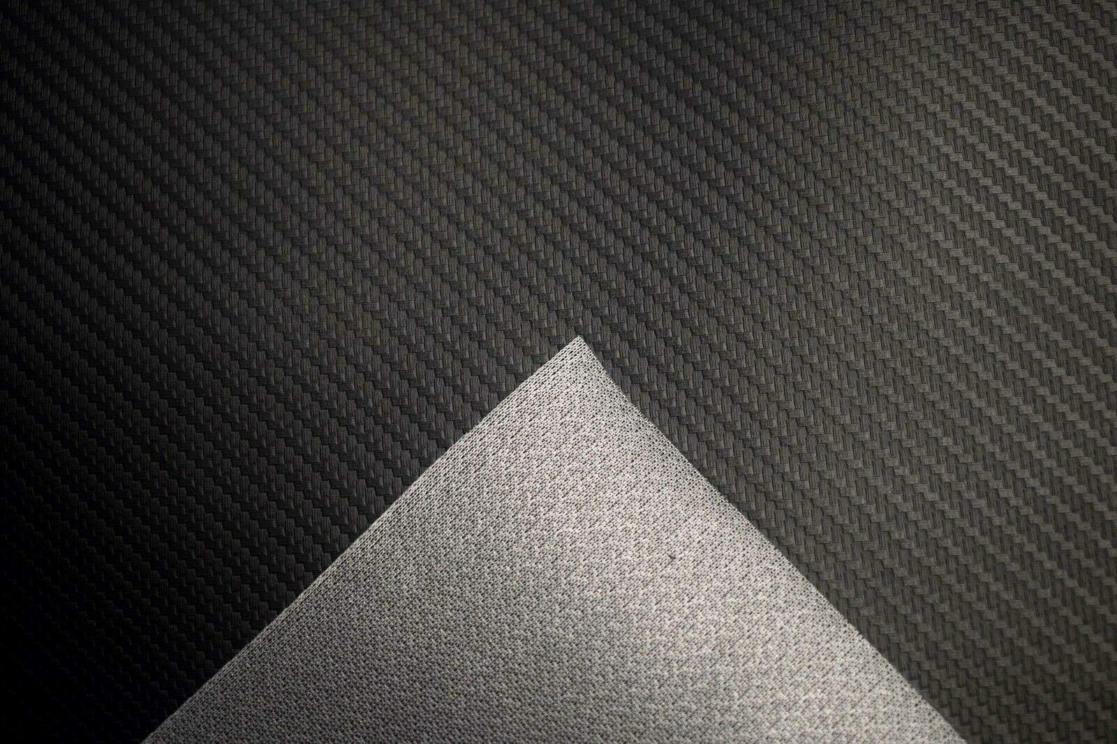 Carbon Fiber Vinyl Weatherproof Waterproof Faux Leather Marine UV Protected Upholstery Fabric Black / 54" Wide/Sold by The Yard