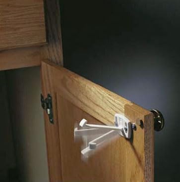 KidCo 12 Count Swivel Cabinet and Drawer Lock, Cabinet Locks Baby Proofing - Child Proof Drawer Locks - Child Safety Cabinet Latches