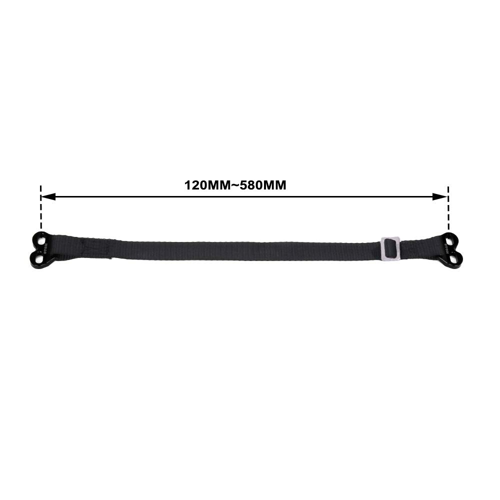 AnXin Rescue Traction Strap Pull Sling Belt Safety Accessories Universal for Most of Motorcycle Dirt Bike Pit Enduro Black
