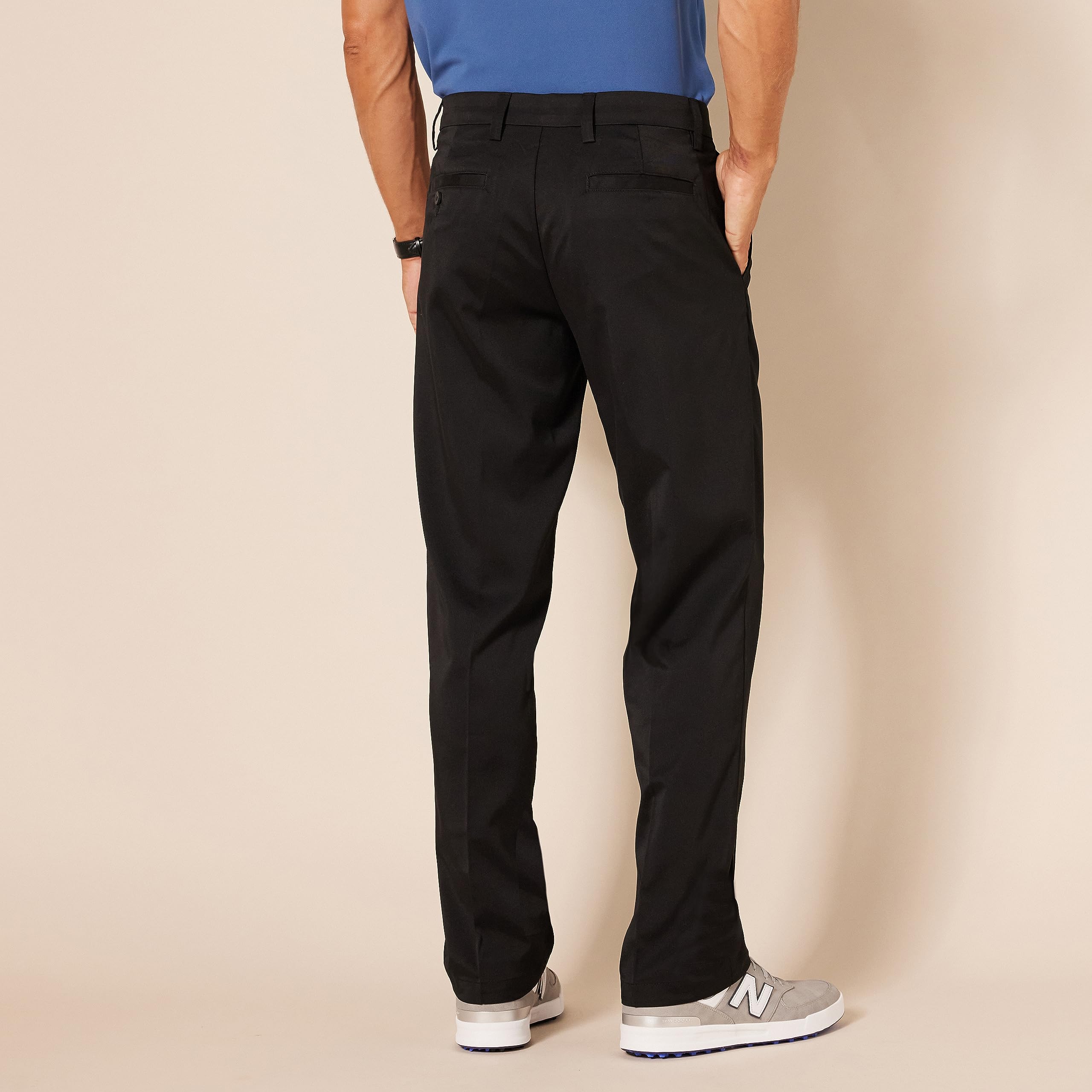 Amazon Essentials Men's Classic-Fit Stretch Golf Pant (Available in Big & Tall), Grey, 38W x 30L