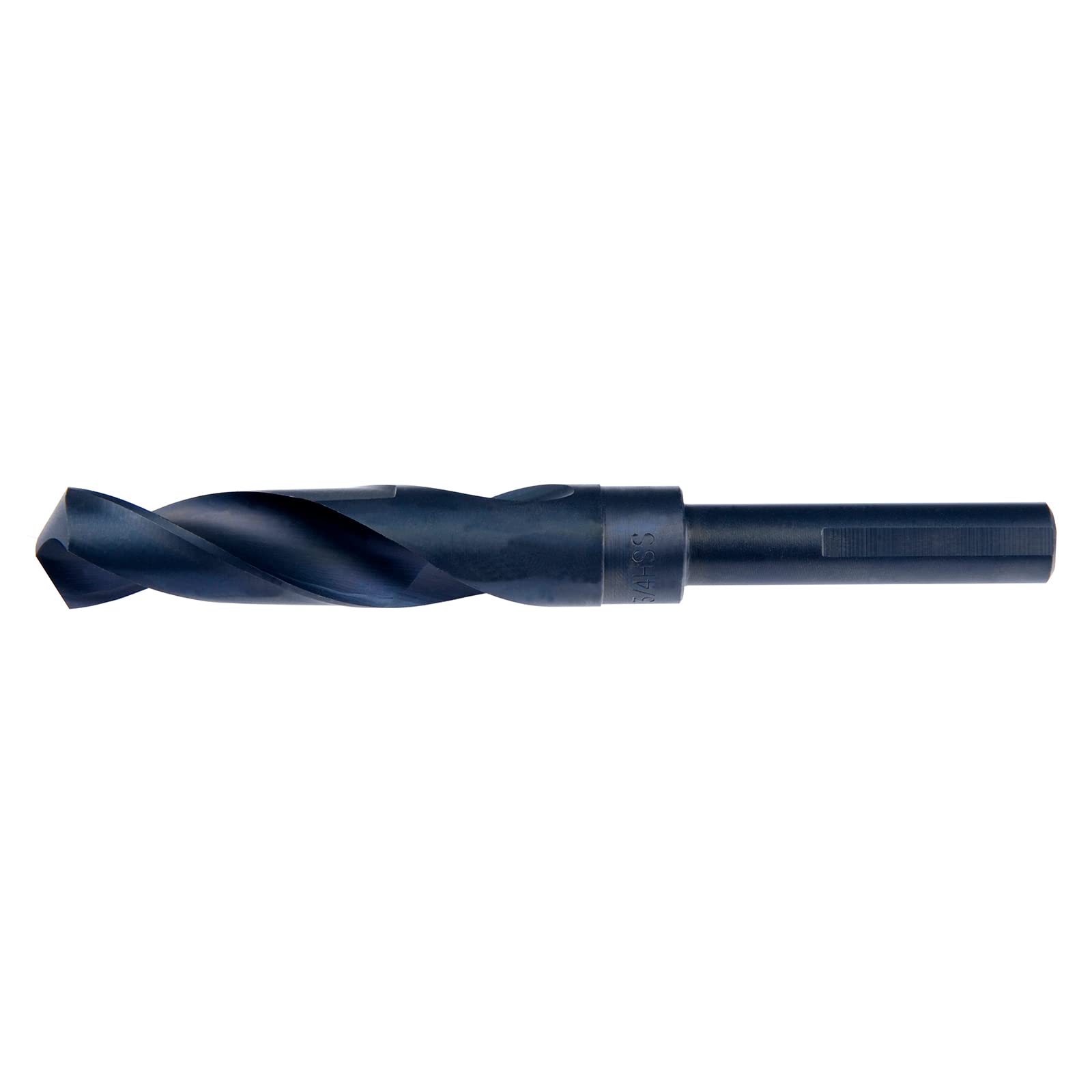 MAXTOOL 9/16" Silver and Deming Drill Bits HSS M2 S & D Drill Bits Prentice Twist Drills Black Oxide 3-Flat on 1/2" Shank 3-Flat 6" OAL; SD02B03R036
