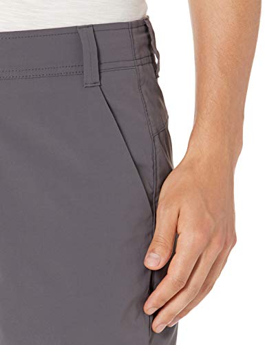 Amazon Essentials Men's Slim-Fit 7" Hybrid Tech Short, Charcoal, 30