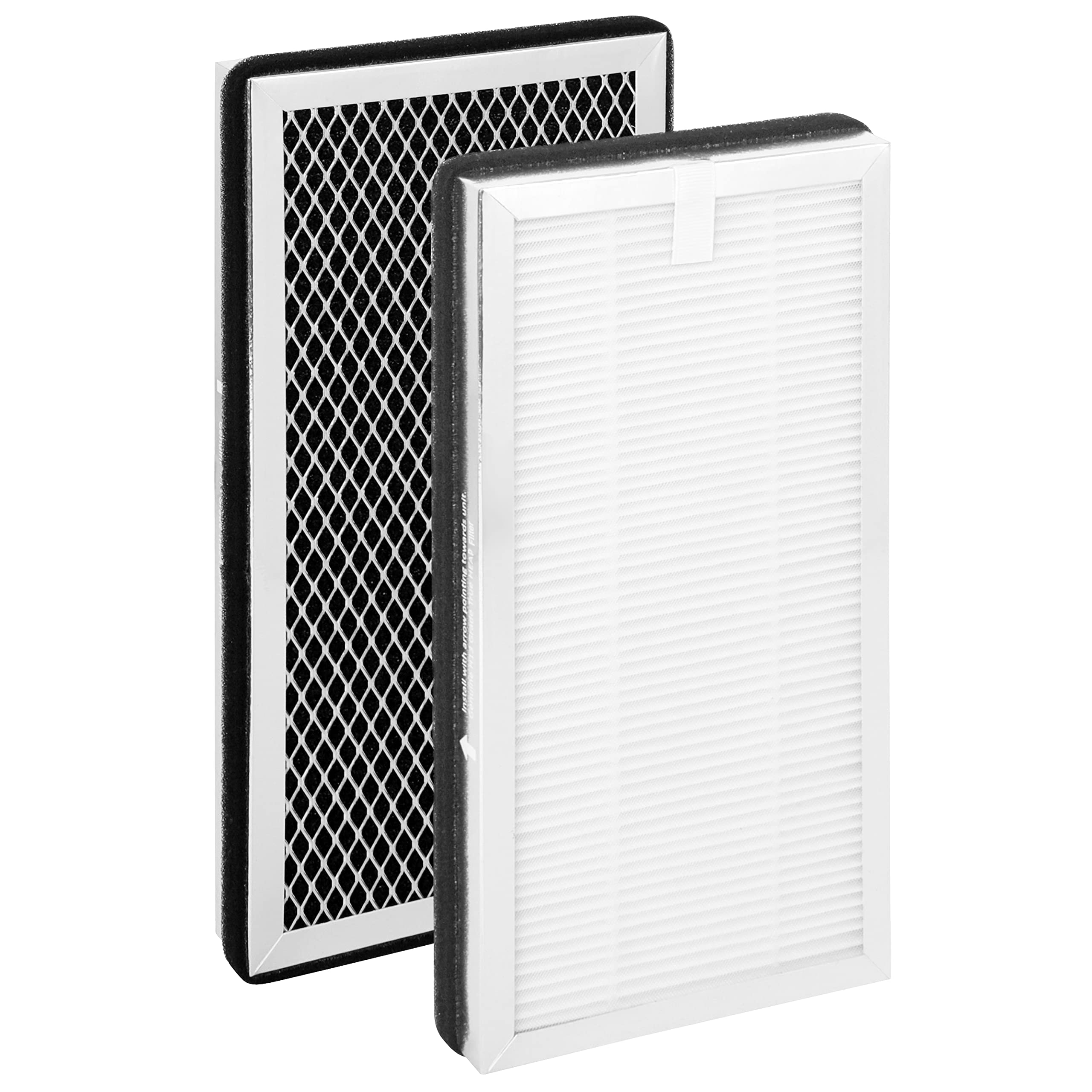 Flintar True HEPA Replacement Filter, Compatible with MA Air Purifier 15 Series, 3-in-1 Pre-filter, H13 True HEPA and Activated Carbon Filter Set (2-Pack)