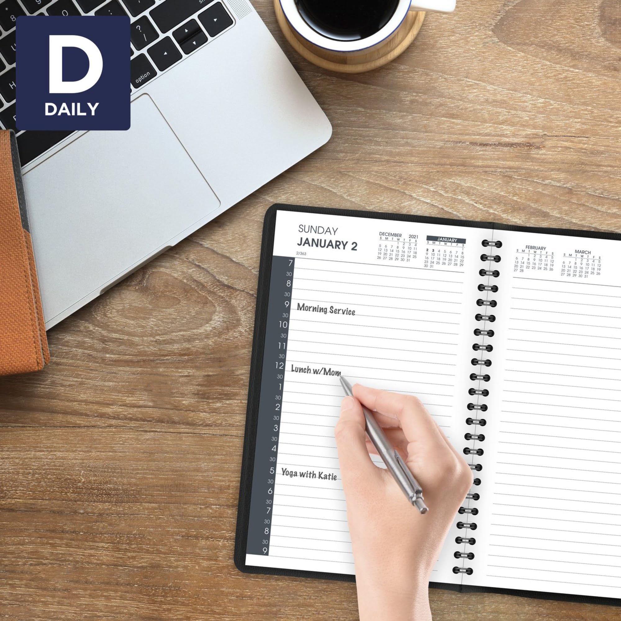AT-A-GLANCE 2022 Weekly Appointment Book & Planner by AT-A-GLANCE, 5" x 8", Small, Fashion, Blue (7010820)