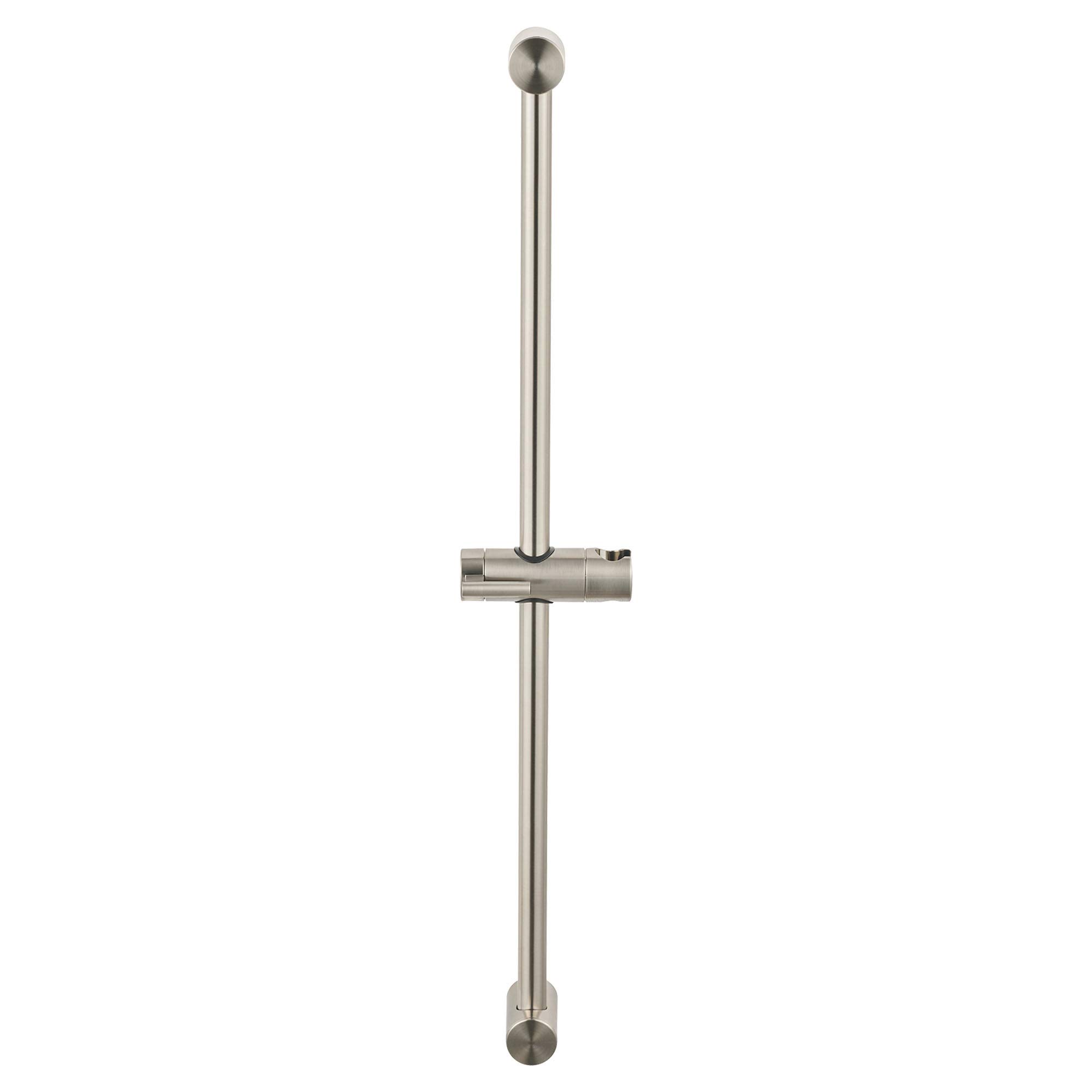 American Standard 1660730.295 Round Handheld Shower Head Slide Bar 30 inch, Brushed Nickel