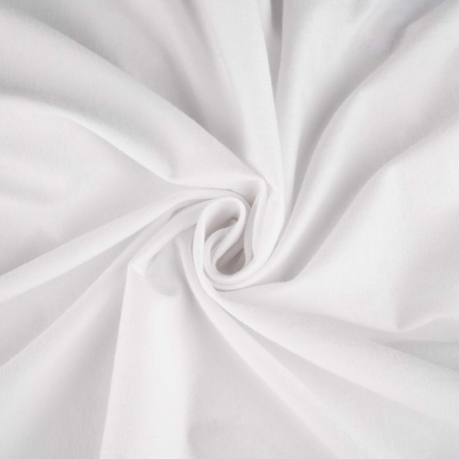SheetWorld Fitted 100% Cotton Jersey Pack N Play Sheet Fits Graco Square Play Yard 36 x 36, Solid White, Made in USA