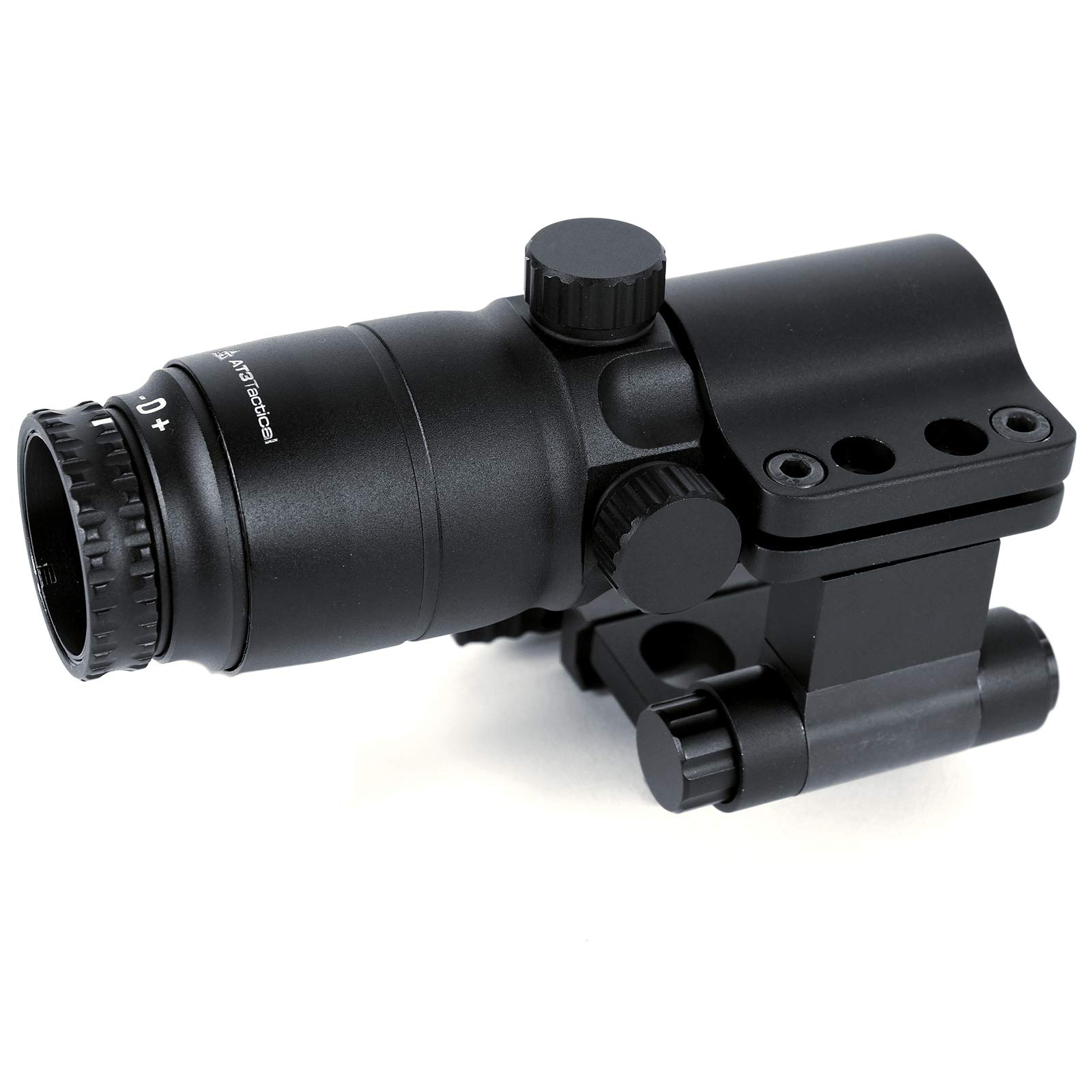 AT3 4X Magnified Red Dot with Laser Sight Kit - 2 MOA Red Dot with Laser Sight and 4X Magnifier