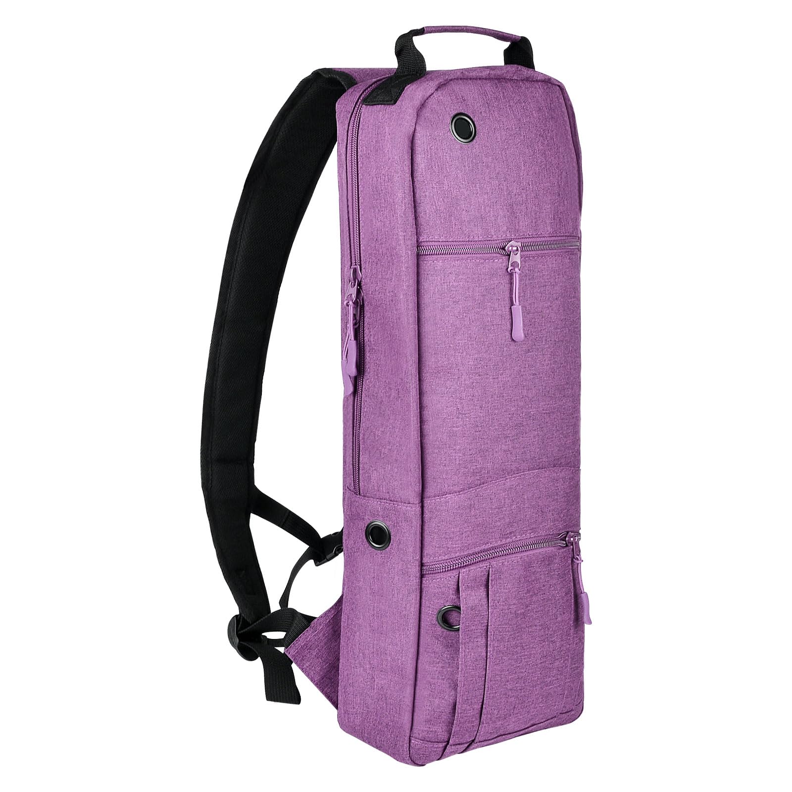 APDTEK Portable Oxygen Tank Backpack Only for Size D (M-15), Size JD (M-22) Oxygen Cylinder Backpack Bag with Durable Straps for Travel - Easy to Carry (Purple)