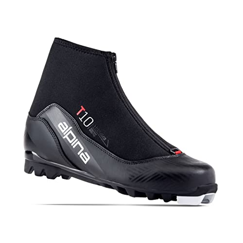 Alpina T10 Cross Country Ski Boots 22/23 - Men's Black/Red 45