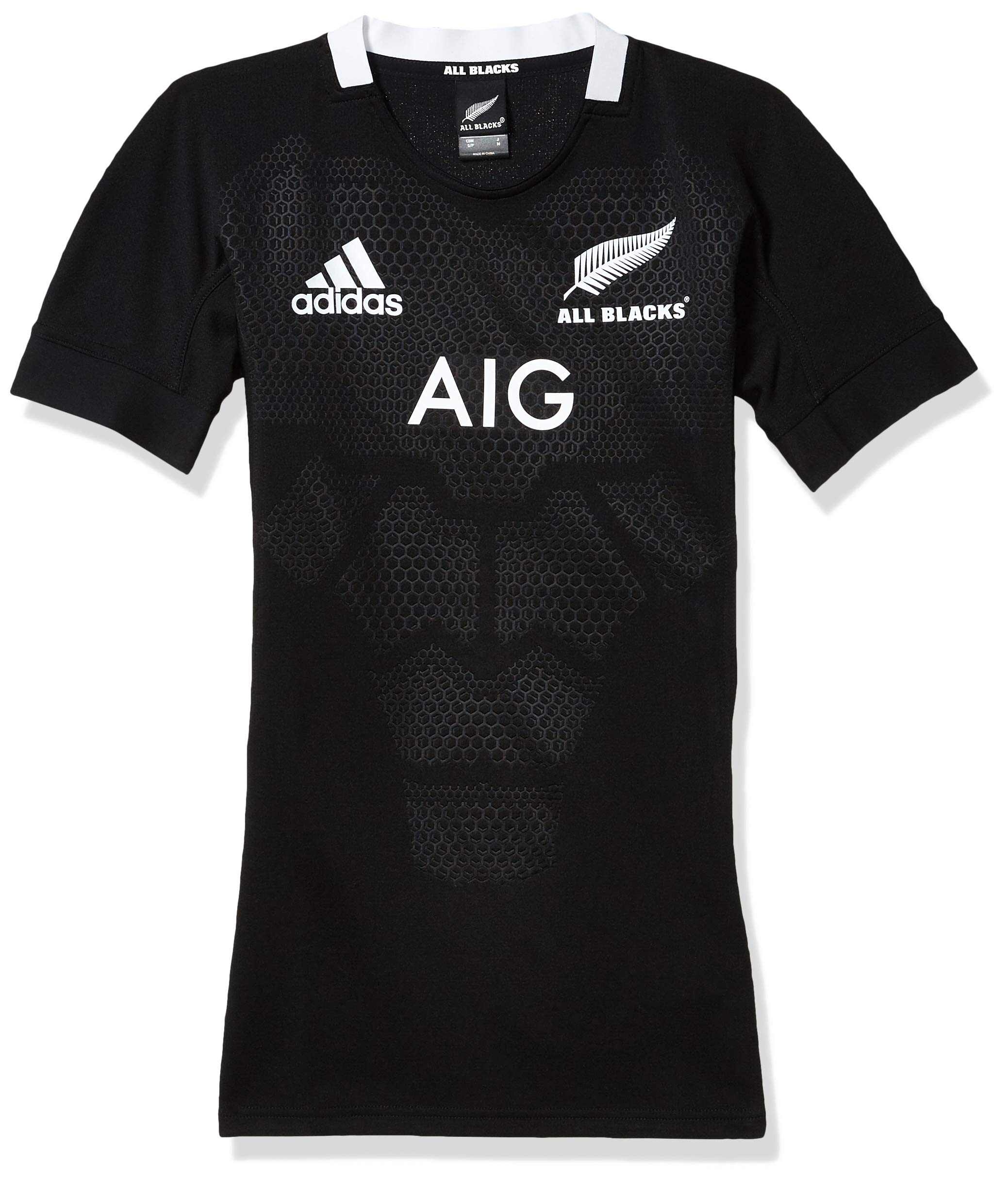 adidas mens All Blacks Home Performance Jersey Black Medium