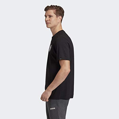 adidas mens Collage Tee Black Small