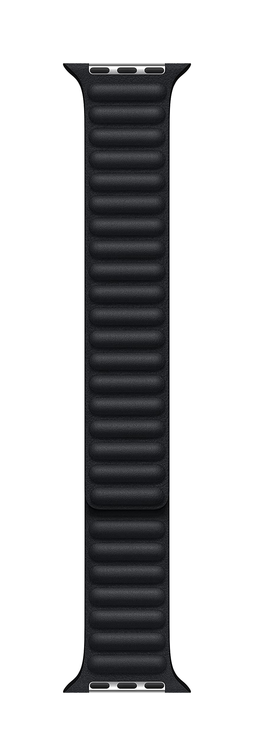Apple Watch Band - Leather Link - (45mm) - Midnight - Medium/Large