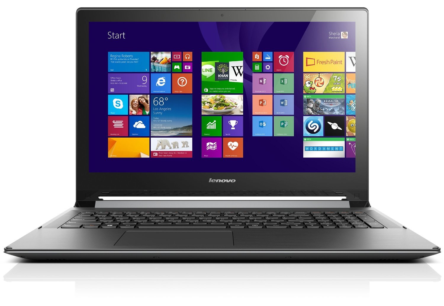 Lenovo Flex 2 16-Inch Touchscreen Laptop 15 Signature Edition 2 in 1 PC 6GB 500GB Hard Drive 8GB SSD