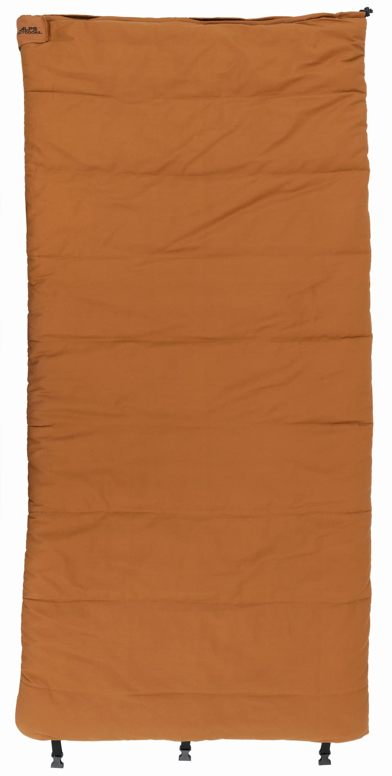 ALPS Outdoorz Redwood -10 Degree Flannel Sleeping Bag, Green, 38 - x 80 -Inch