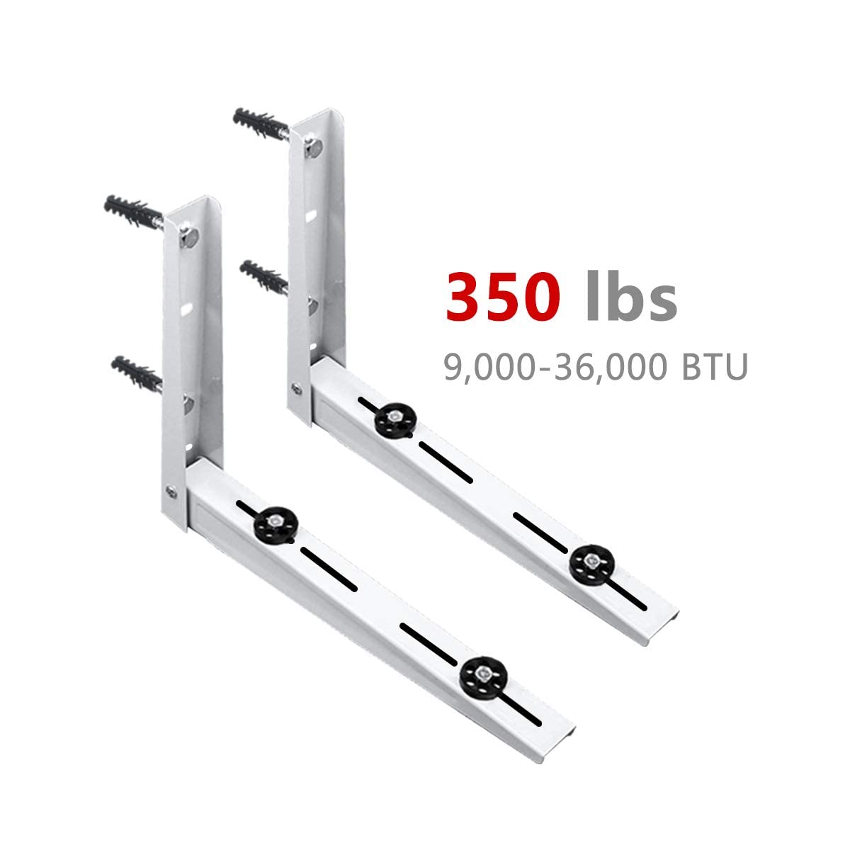 AC parts Wall Mounting Bracket for Mini Split Air Conditioner Condensing Unit,Heat Pump,1-5P, Support up to 350lbs, Universal (9000-36000 btu)