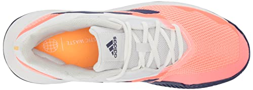 adidas Women's Courtjam Control Tennis Shoe, Acid Red/Legacy Indigo/Turbo, 9