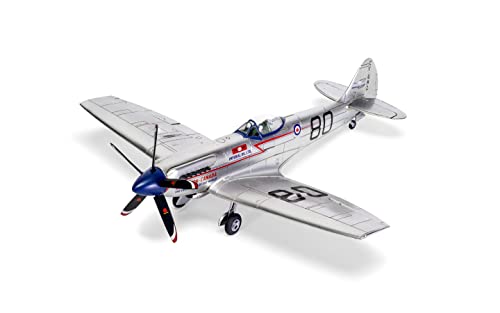 Airfix Model Set - A05139 Supermarine Spitfire MKXIV Civilian Schemes Model Building Kit - Plastic Model Plane Kits for Adults & Children 8+, Set includes Sprues & Decals - 1:48 Scale Model