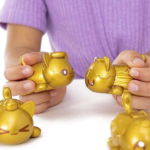 Aphmau Mystery MeeMeow Figure Multi Pack – Gold Collection, Exclusive Gold Figure Collection, Collectible Mini Figures Mystery Box, Official Merch