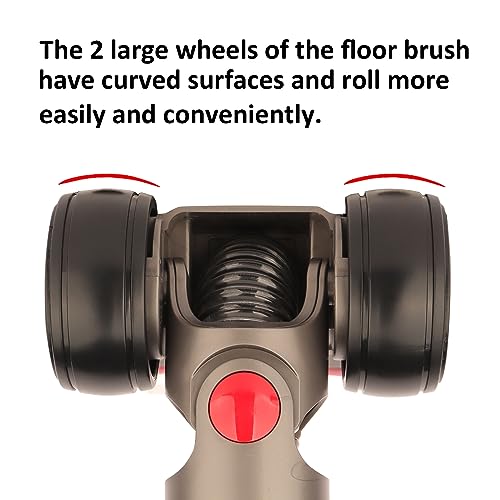 AINUO Direct Drive Cleaner Head Turbine Brush Floor Tool Compatible with V7 V8 V10 V11 V15 Vacuum Cleaner for Carpets, Tiles, Floors