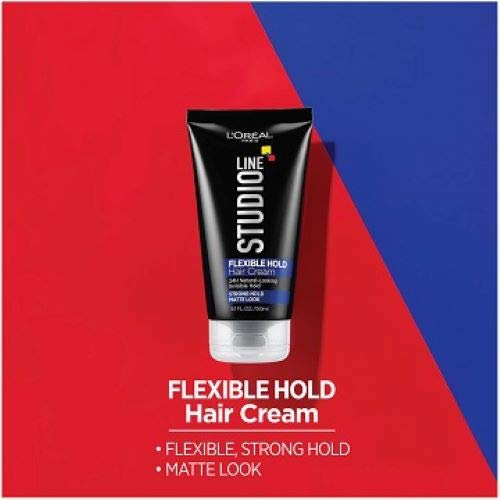 L'Oreal Paris Hair Care Studio Line Flexible Strong Hold Cream, 5.09 Fluid Ounce