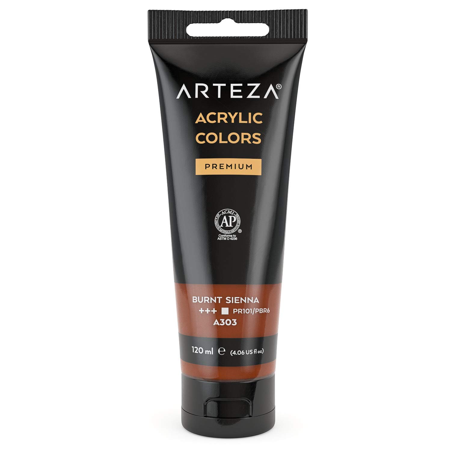 ARTEZA Metallic Acrylic Paint, Pearl Raspberry Red A220, 120 ml Pouch, Highly Pigmented & Fade-Resistant, Non-Toxic, for Artists & Hobby Painters