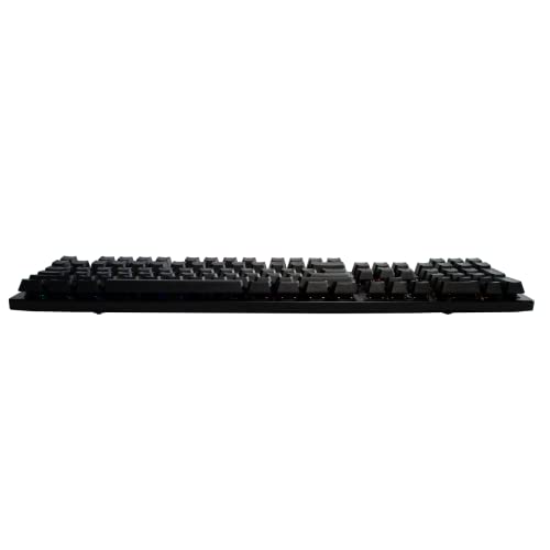 Digifast LK32 Mechanical Gaming Keyboard | RGB Backlit Gaming Keyboard - Optical Linear Switches - 100 Million Durability | Customizable Color | Textured Surface | Water-Resistant Design (Black)