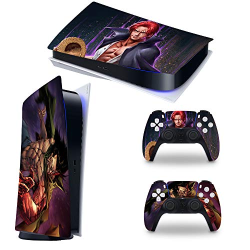 Anime Pirate TV Show PS5 Standard Edition Console and Controller 5 Controller Skin Set - PlayStation 5 Vinyl